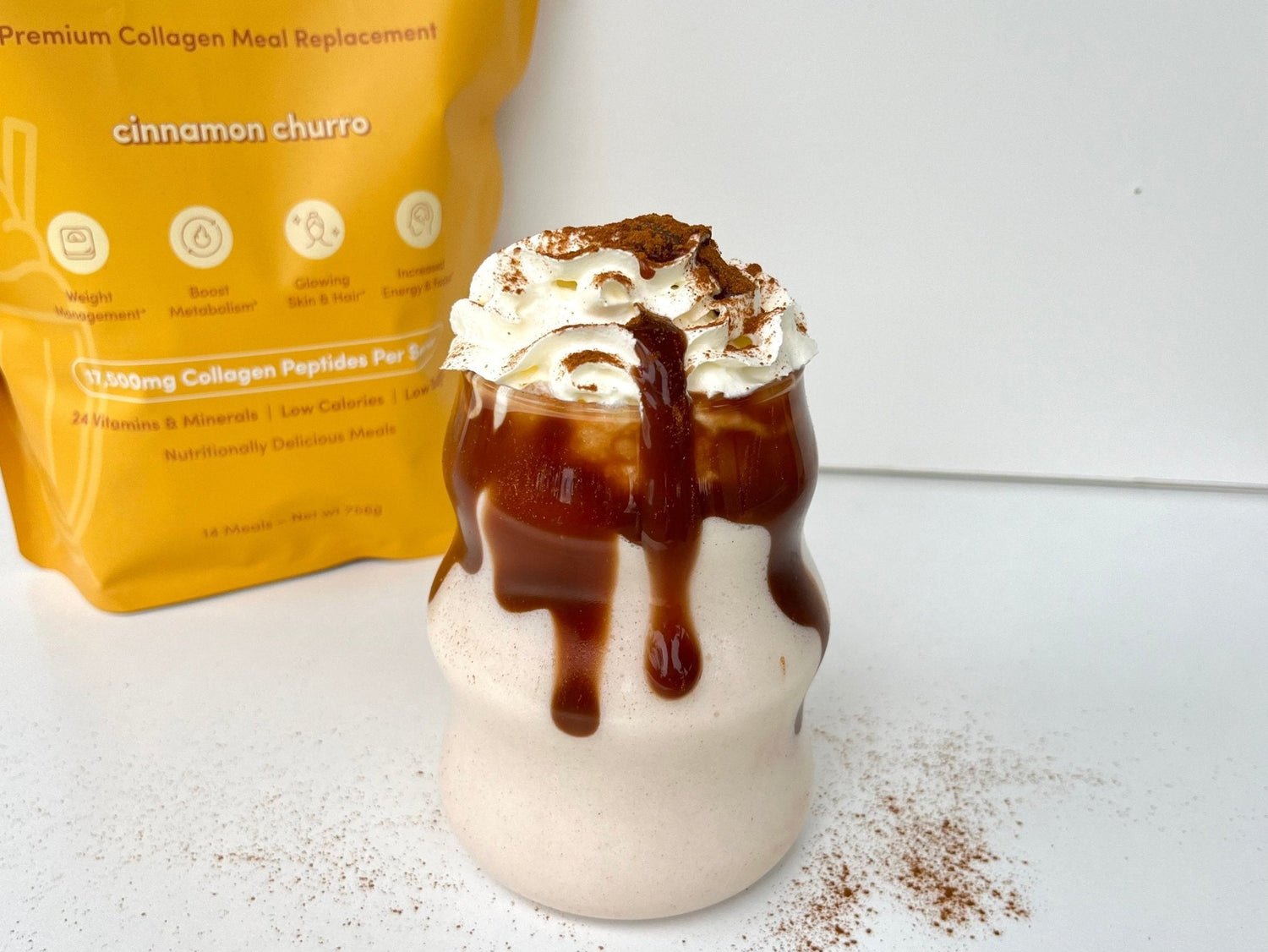 Chocolate Cinnamon Churro Thick Shake – The Collagen Co.