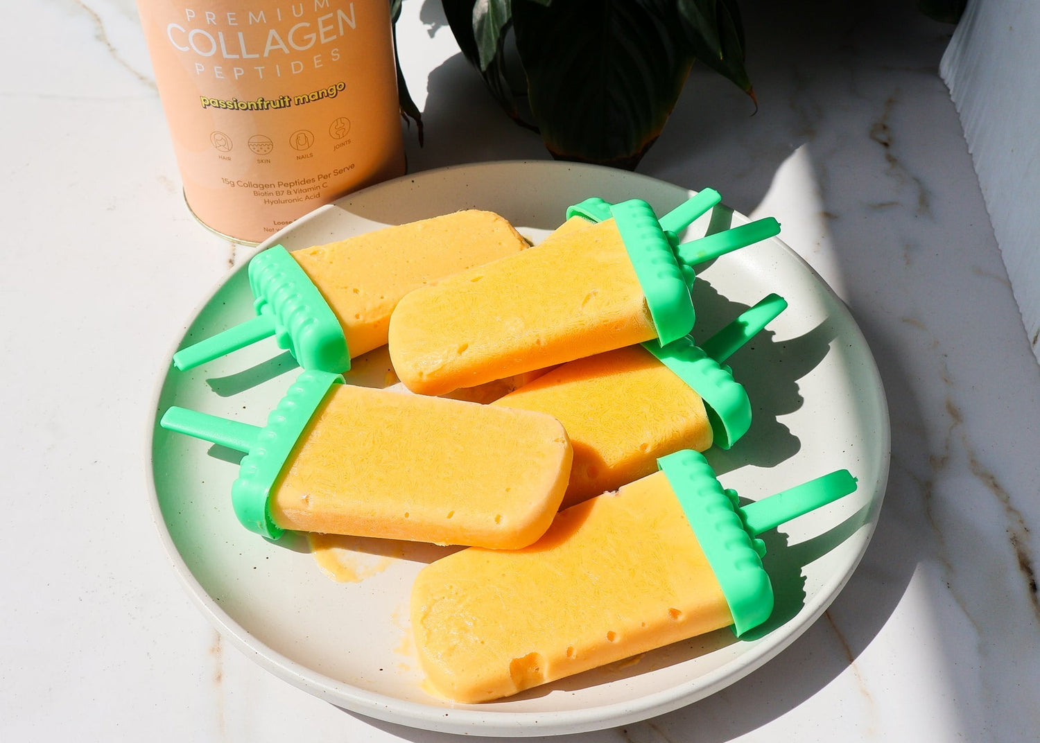 Frozen Mango Pops – The Collagen Co.