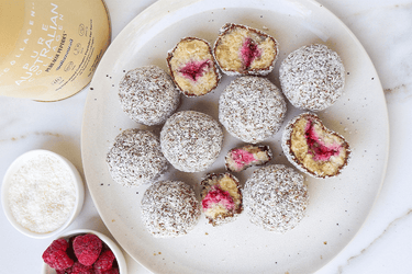 Healthy Lamington Bliss Balls – The Collagen Co.