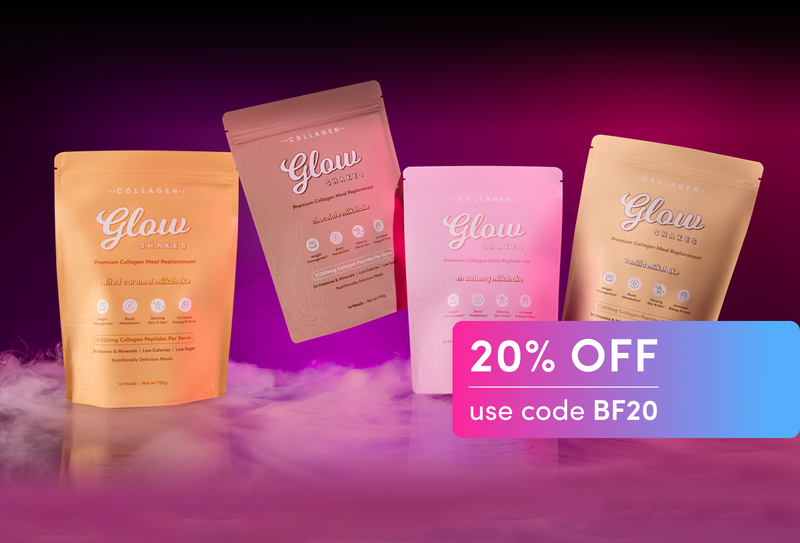 Meal Replacement Shakes | Glow Shakes for Weight Loss Australia – The Collagen Co.
