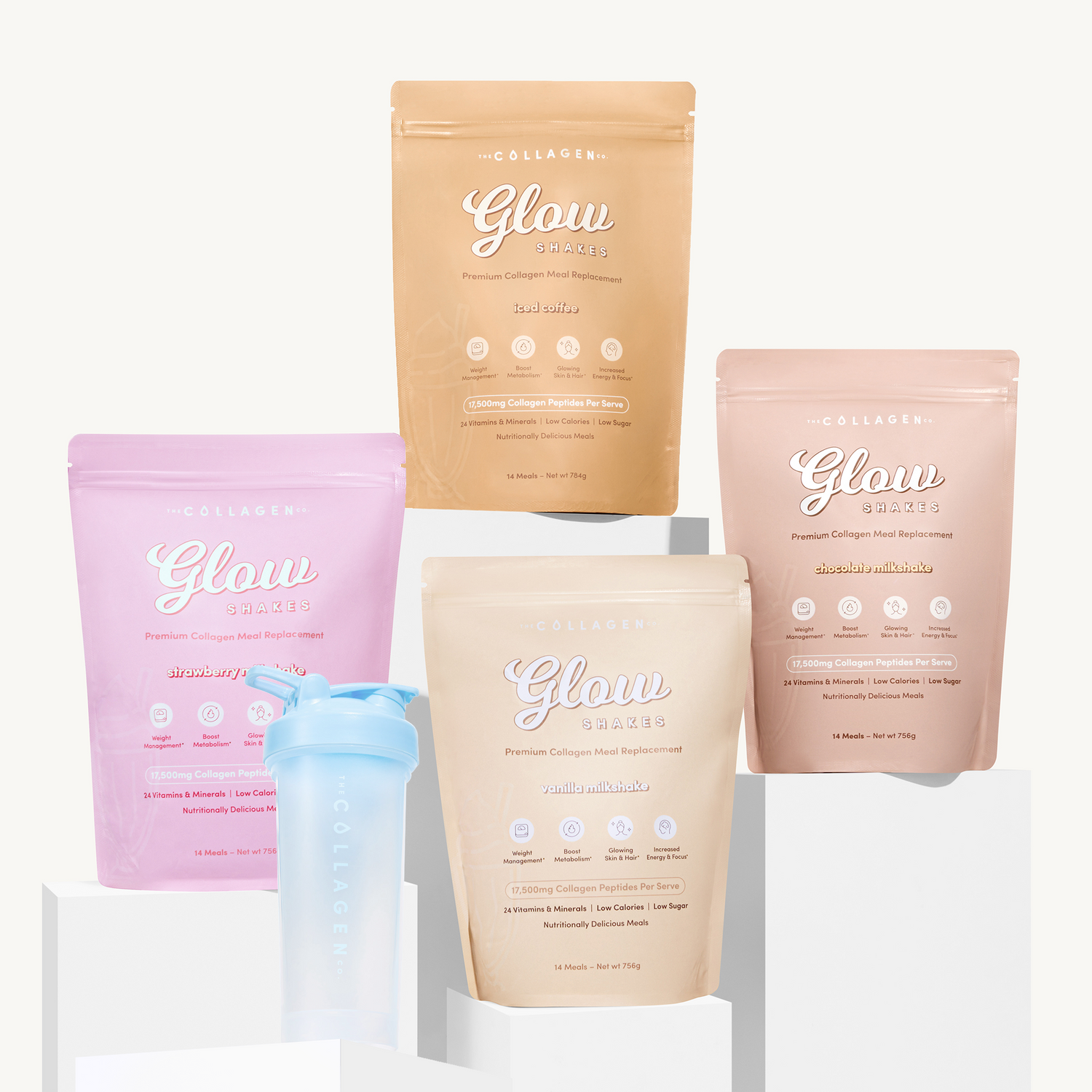 Glow Shakes Australia | Buy Meal Replacement Shakes for Weight Loss – The Collagen Co.