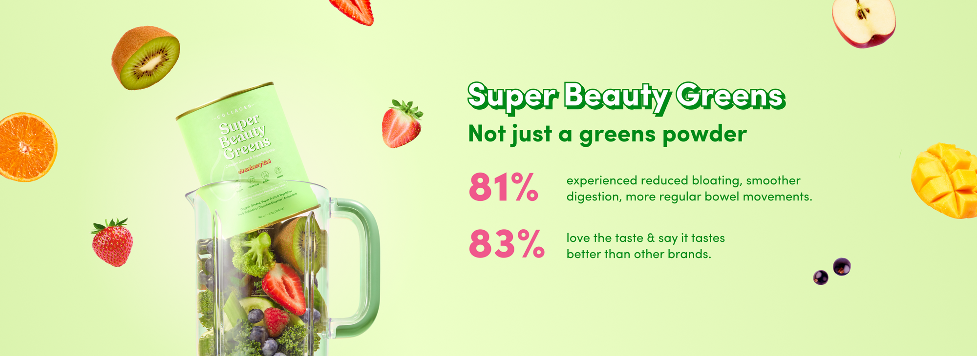Super Greens Powder | Green Powder Supplement – The Collagen Co.