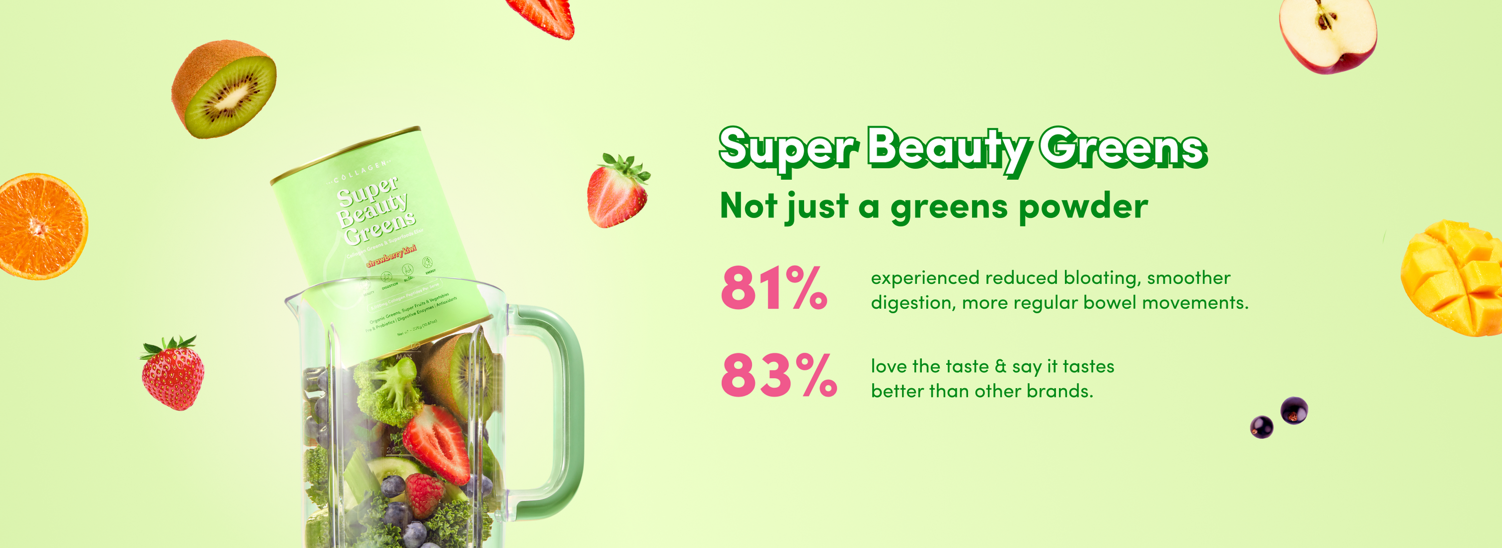 Super Greens Powder | Green Powder Supplement – The Collagen Co.