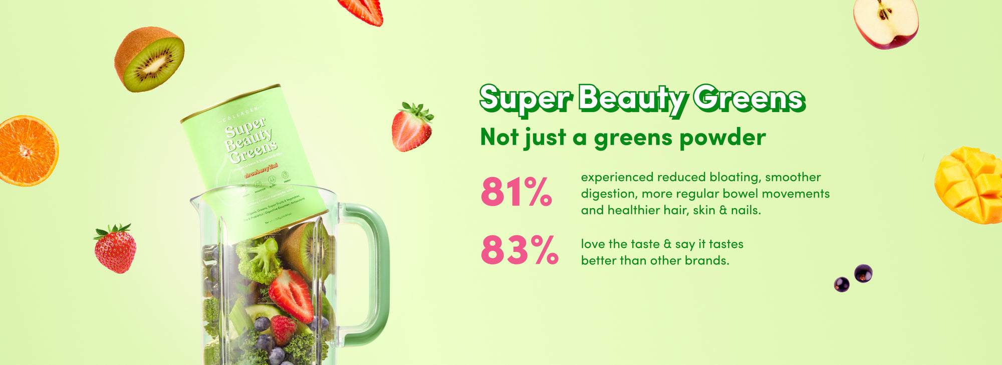 Super Greens Powder | Green Powder Supplement – The Collagen Co.