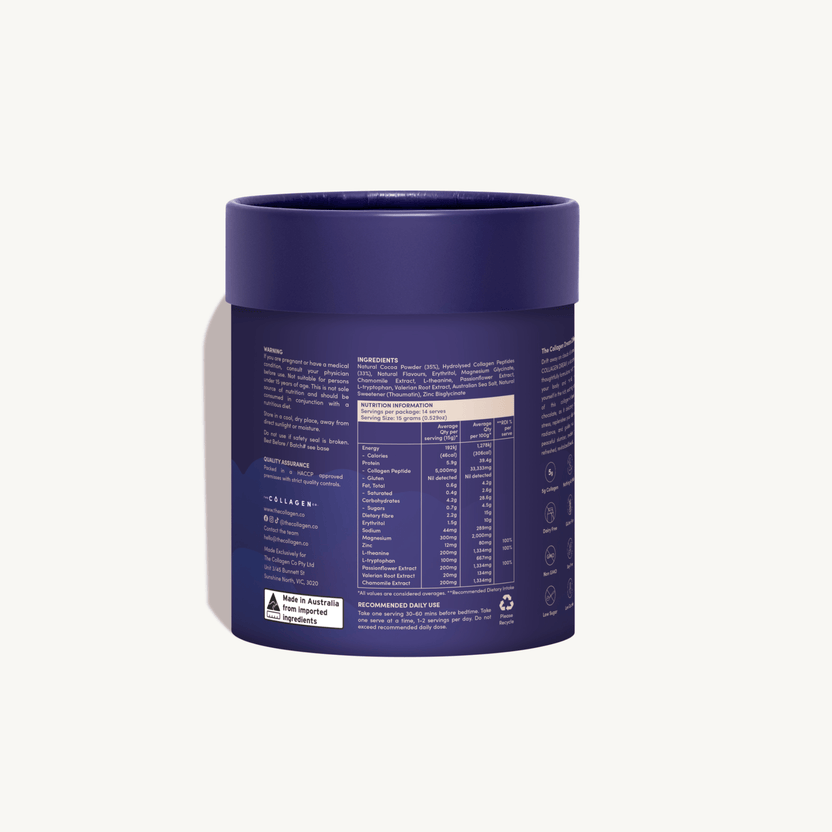 Collagen Dream Advanced Sleep Formula Hot Chocolate - 210g – The ...