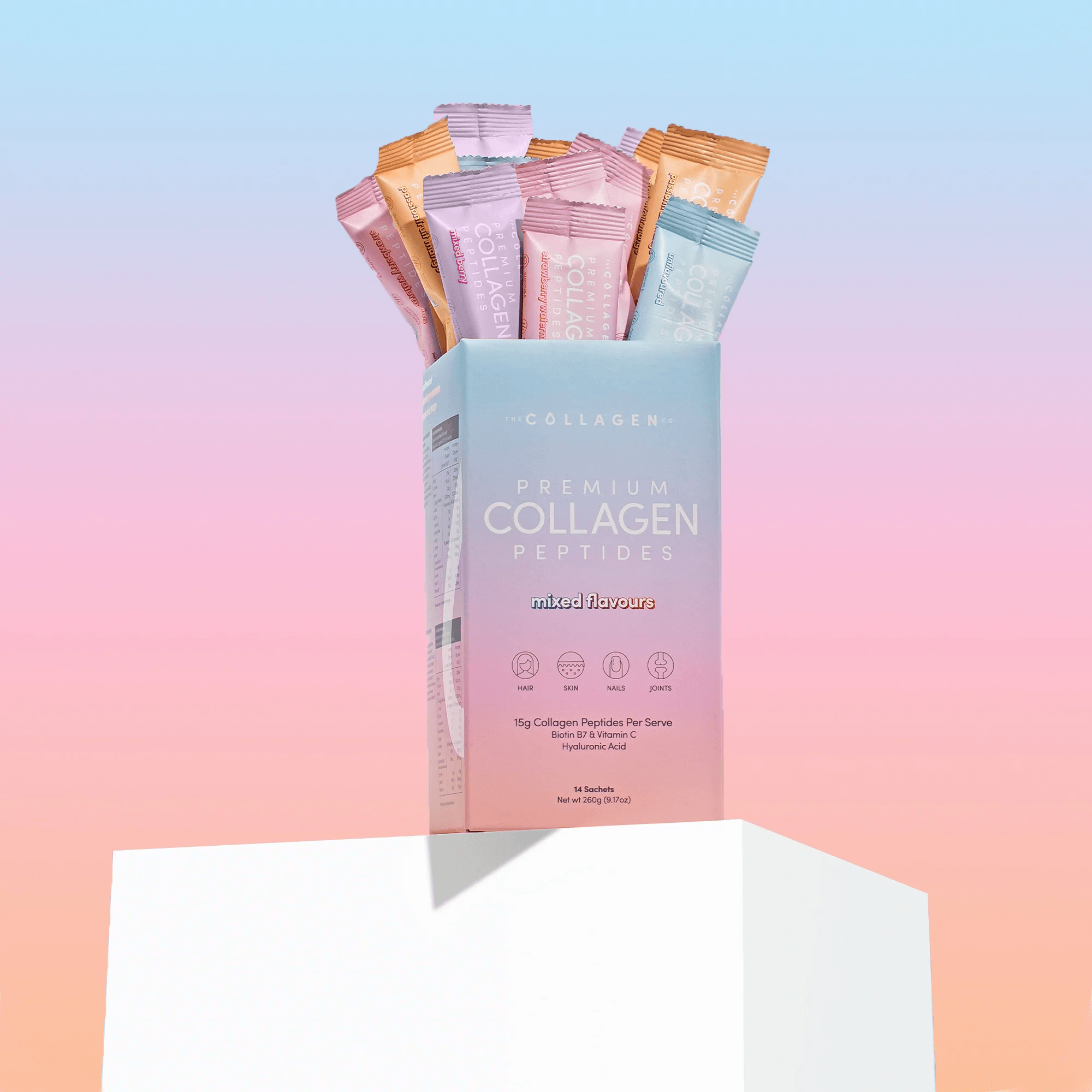 Collagen Powder Sachets 270g | Mixed Flavours | Hyaluronic Acid – The ...
